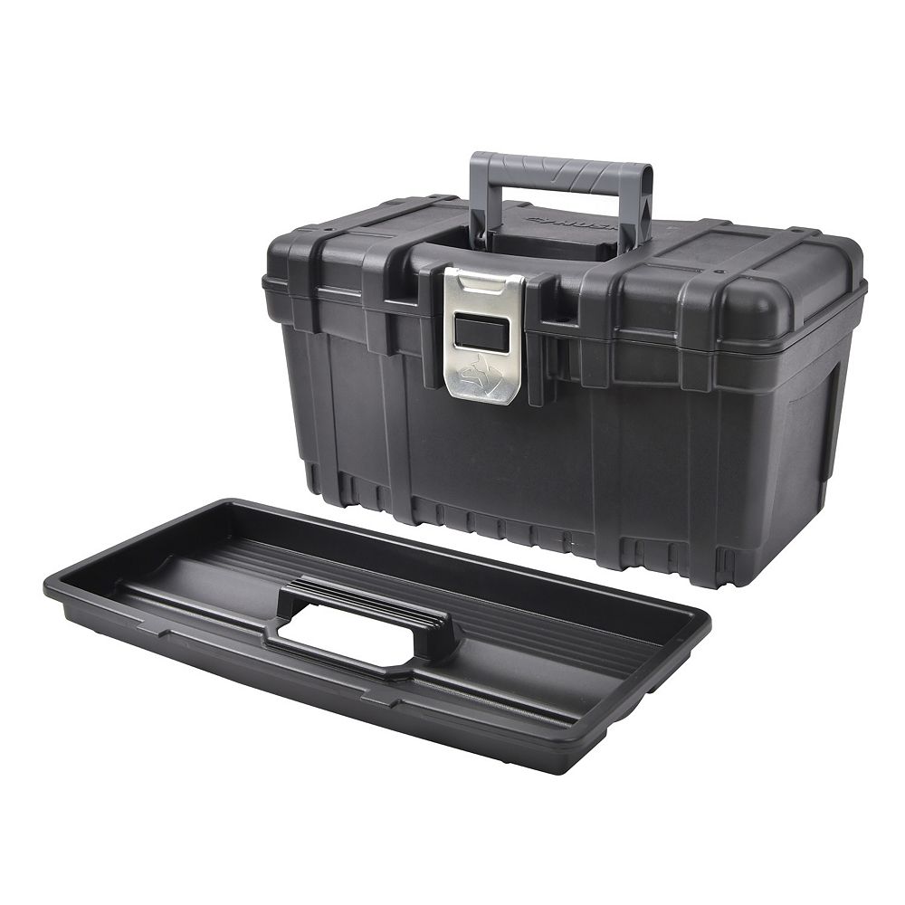 Husky 16-inch Tool Storage Box with Metal Latch | The Home Depot Canada