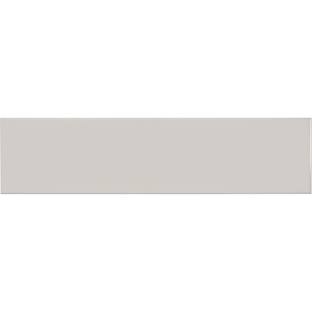 Enigma Metro Warm Grey Gloss 4-inch x 16-inch Wall Tile | The Home ...
