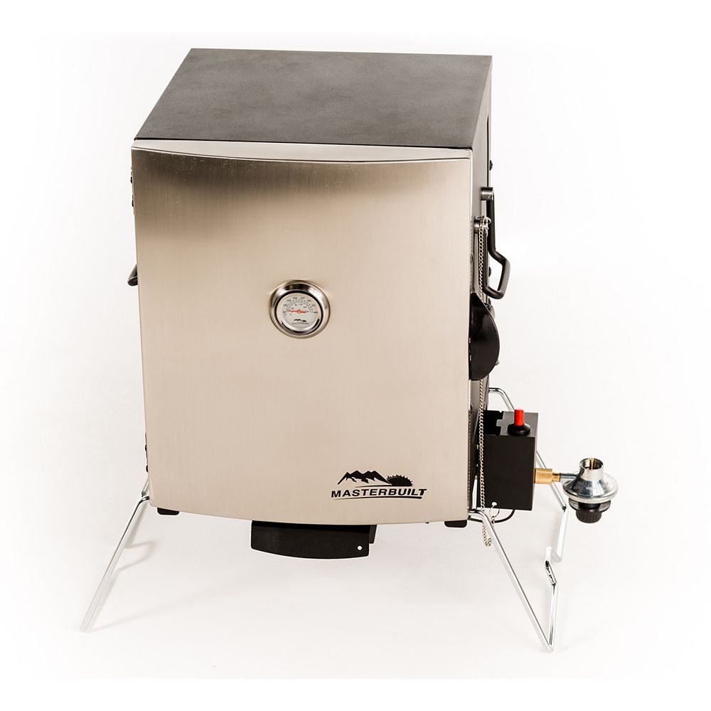 Masterbuilt Portable Propane Smoker in Stainless Steel | The Home Depot ...