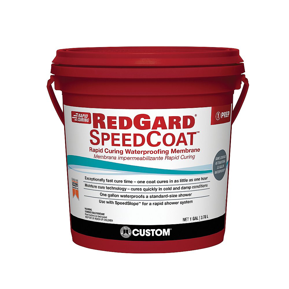 Custom Building Products RedGard SpeedCoat 1 Gal. Membrane d ...
