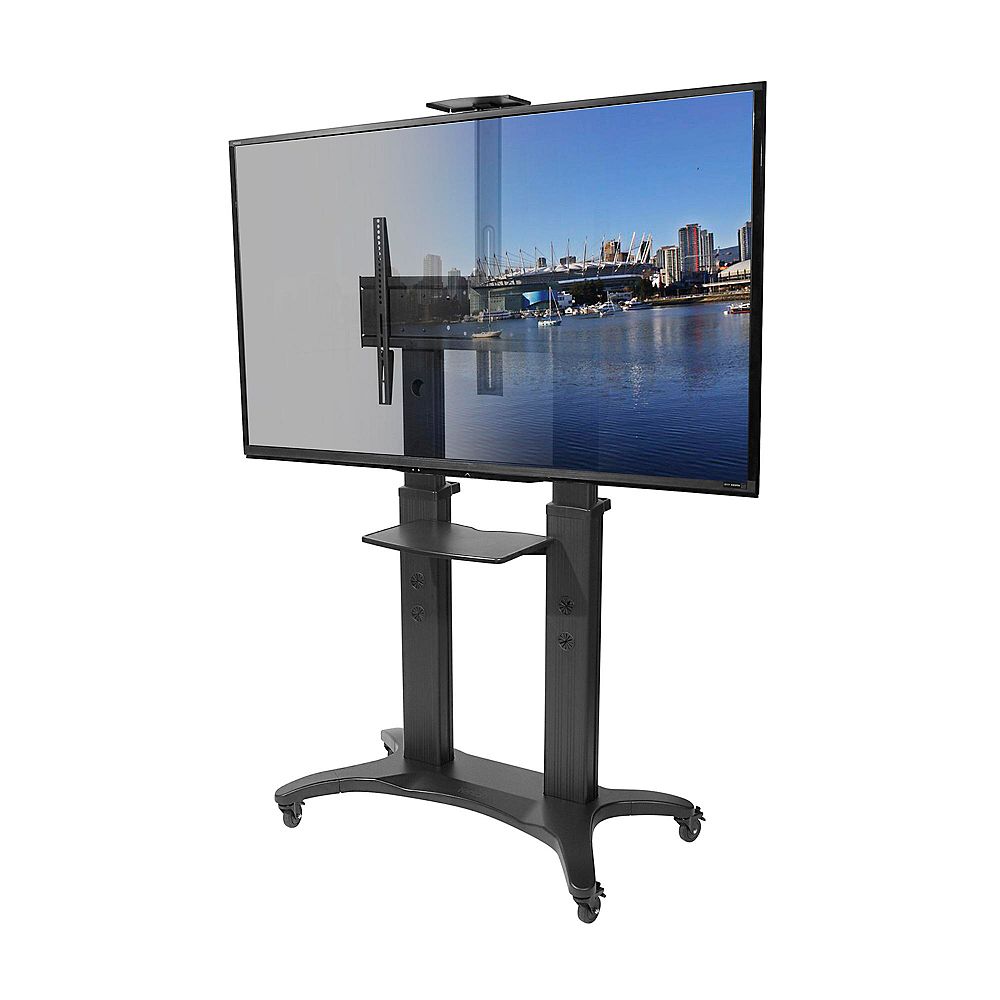 Kanto MTMA80PL Mobile TV Mount with Adjustable Shelf for 55-inch to 80 ...