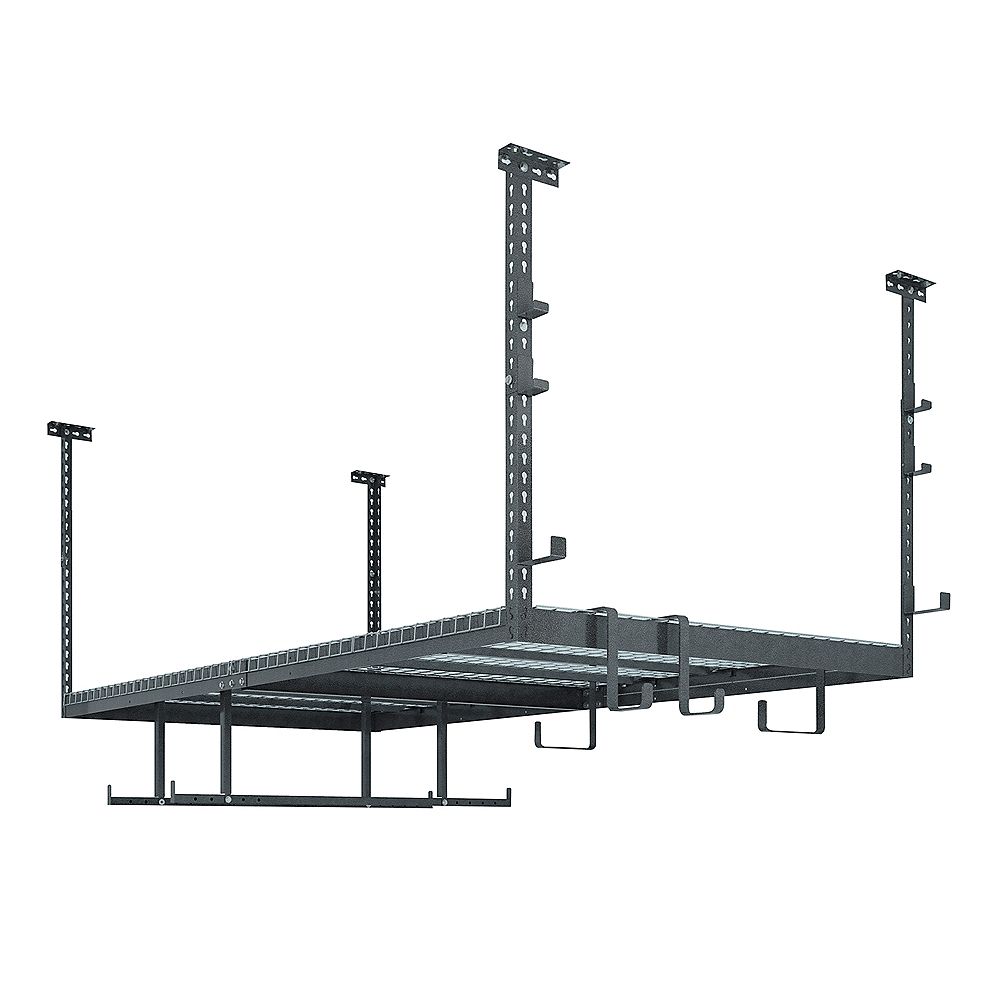 NewAge Products Inc. VersaRac 4 ft. x 8 ft. Adjustable Overhead Rack ...