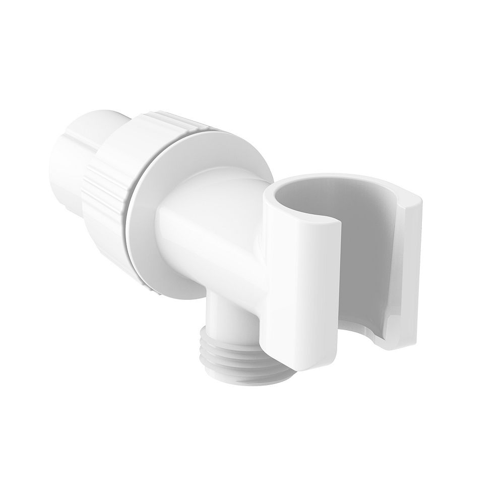 Delta Shower Arm Mount, White | The Home Depot Canada