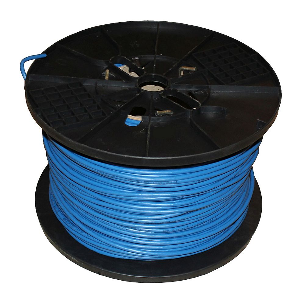 TygerWire 1000 ft UTP FT6 CMP CAT5e Network Cable, Blue (CAT5611000B ...