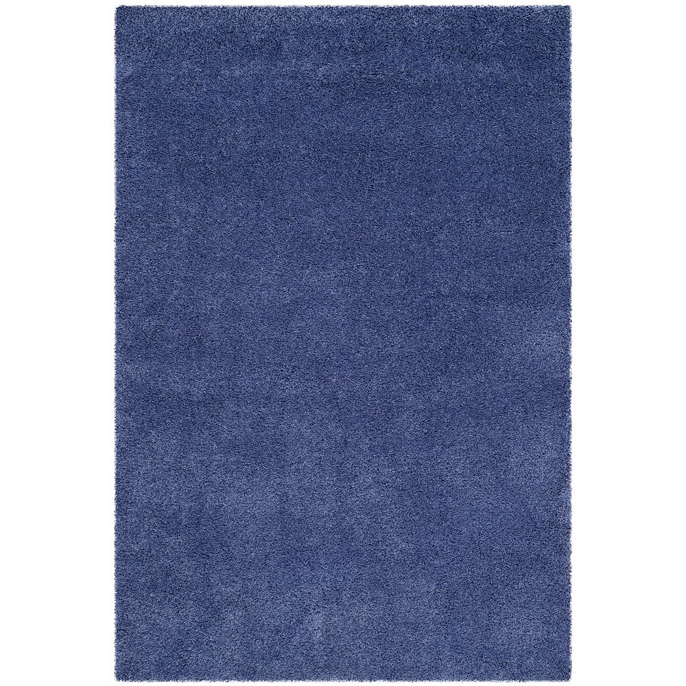 Safavieh Shag Felicia Periwinkle 5 ft. 3-inch x 7 ft. 6-inch Indoor ...