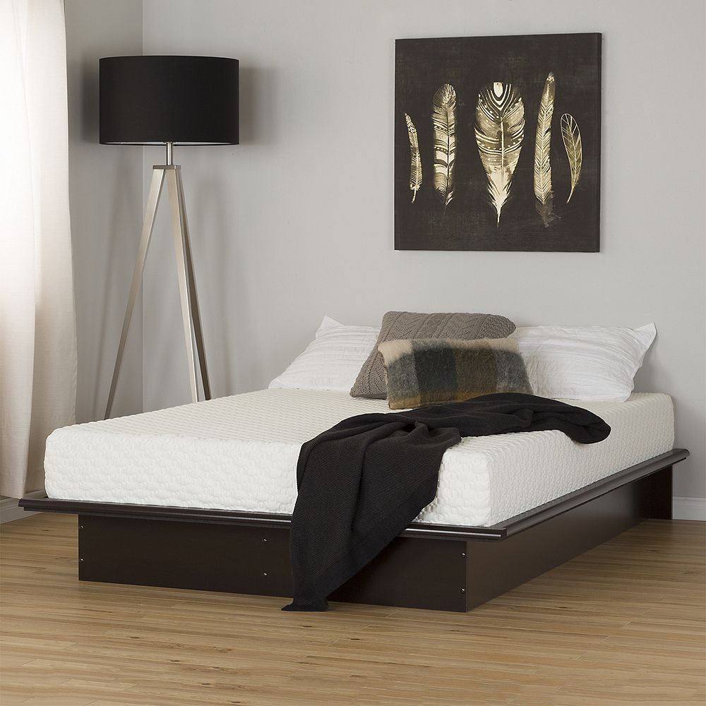 South Shore Ensemble lit plateforme double et matelas (54'') Step One ...