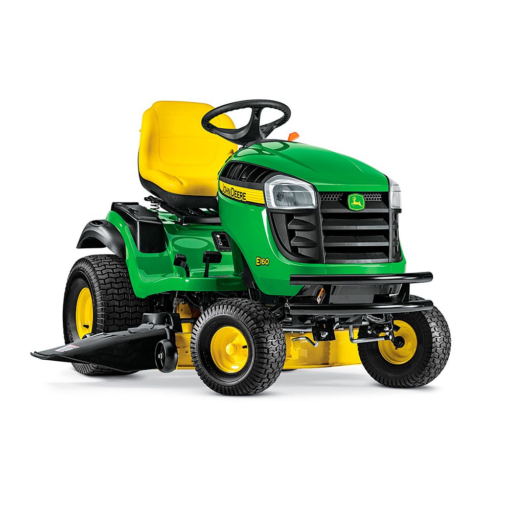 John Deere E160 48-inch 24 HP V-Twin ELS Gas Hydrostatic Lawn Tractor ...