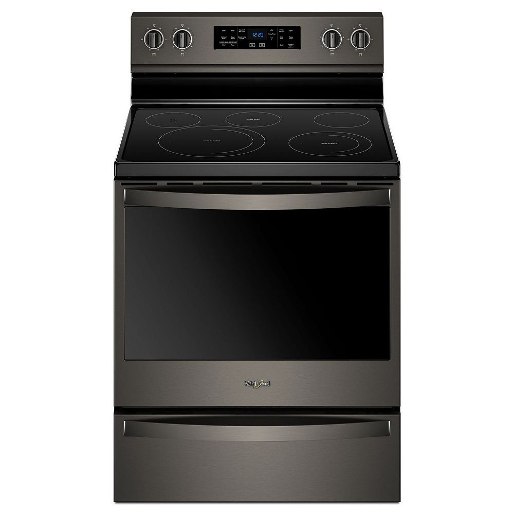 Whirlpool cuisinière électrique de 6,4 pi3 avec four à convection ...