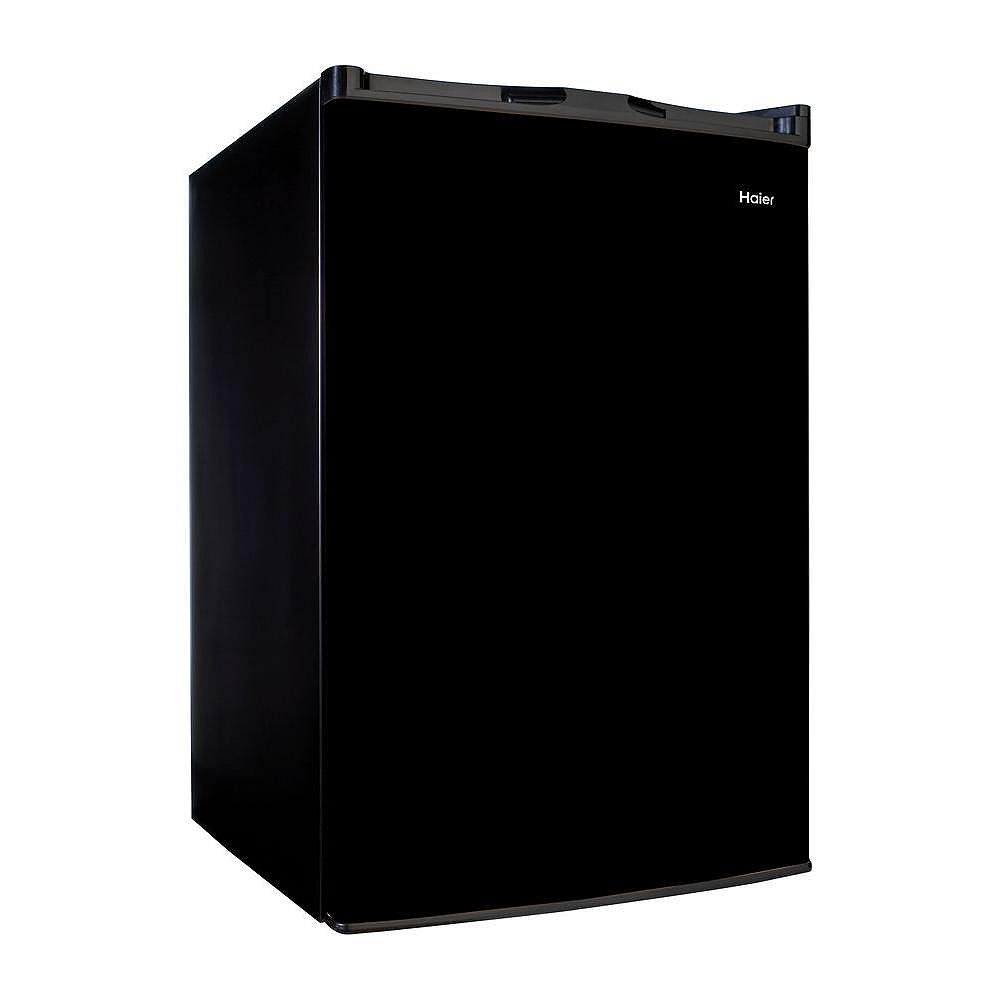 Haier 4.5 cu. ft. Mini Refrigerator with Half Freezer in Black | The ...