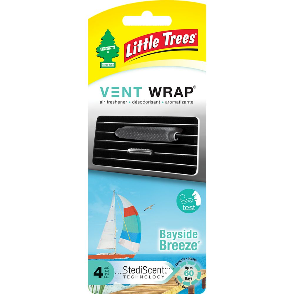 Little Trees Vent Wrap, Bayside Breeze, 4-packs | The Home Depot Canada