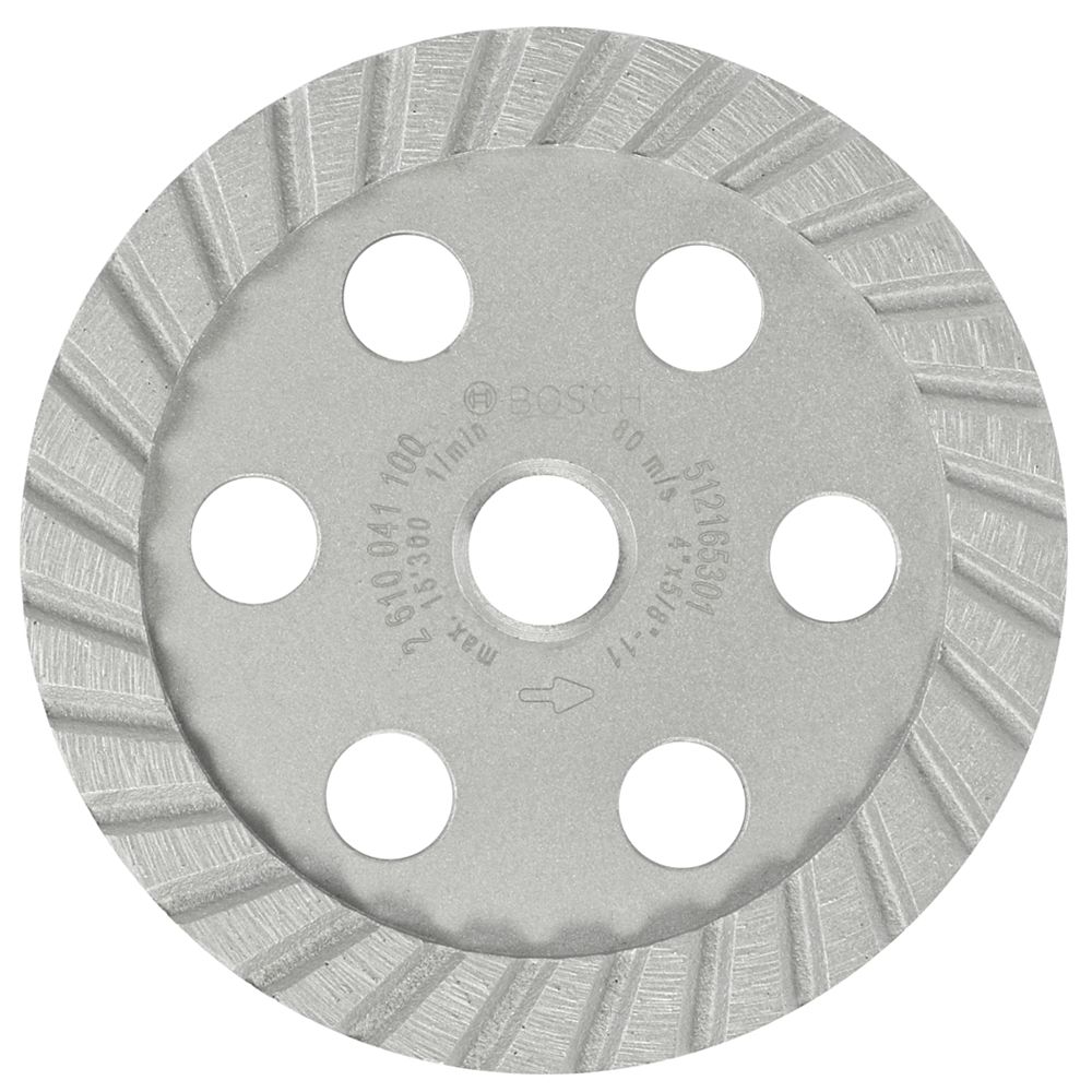 Bosch 4-inch Turbo Diamond Cup Wheel | The Home Depot Canada