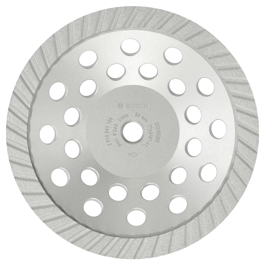 Bosch 7-inch Turbo Diamond Cup Wheel | The Home Depot Canada