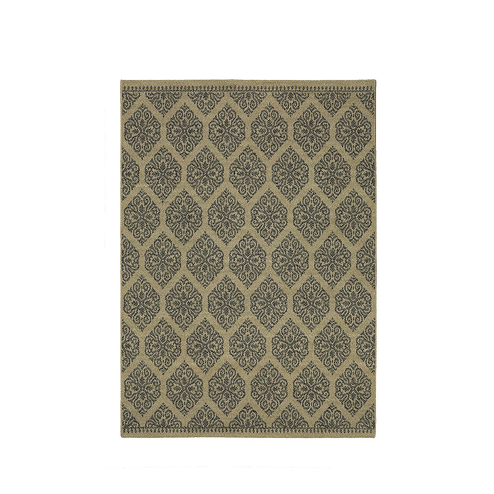 Mohawk Home Taurus Beach Grey 4 ft. x 6 ft. Area Rug | The Home Depot ...