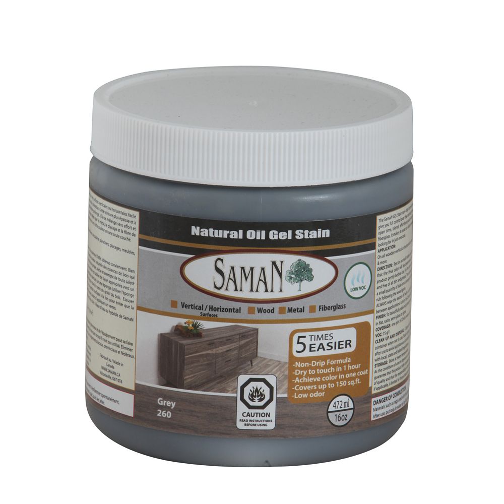 SamaN Teinture en Gel Gris 472ml | Home Depot Canada