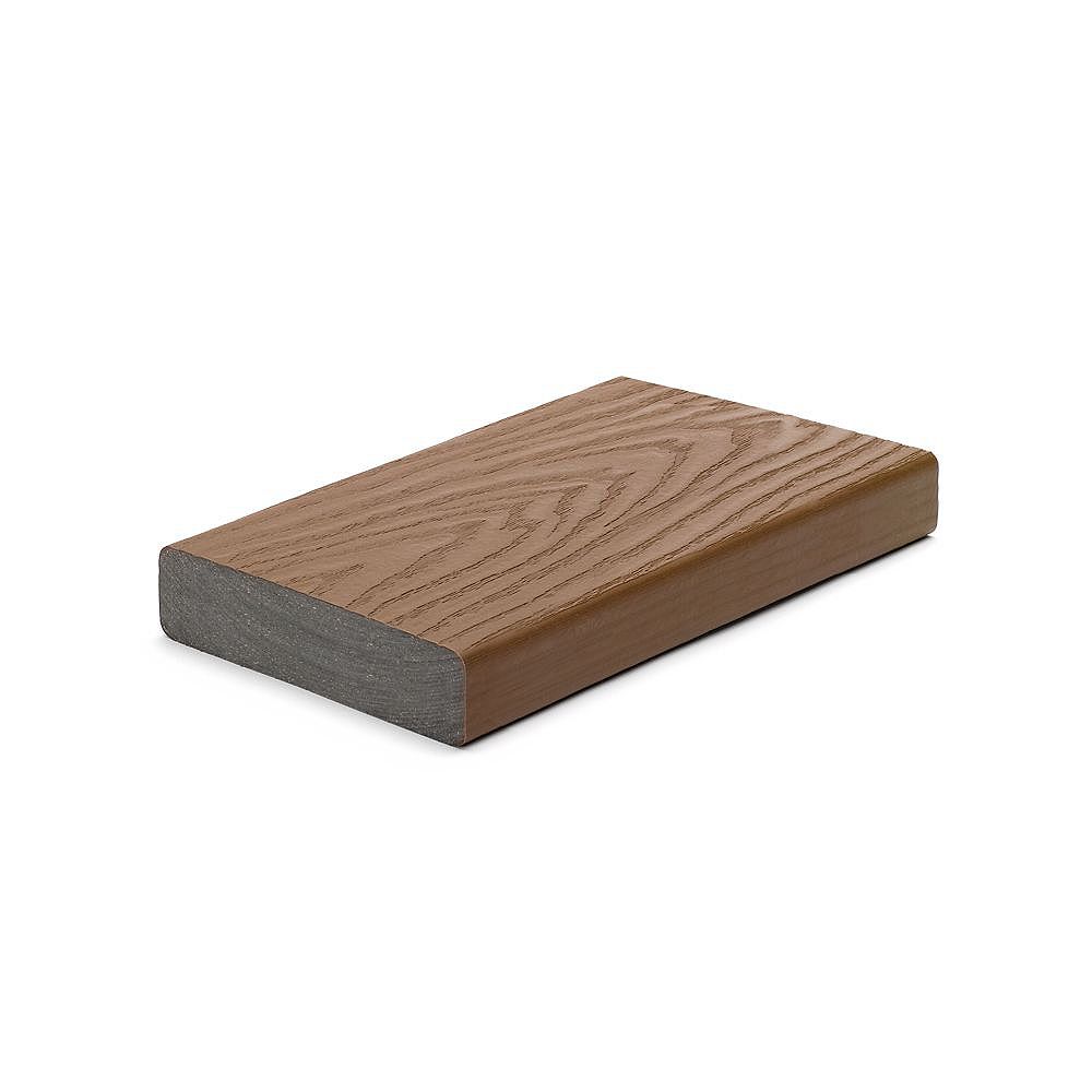 Trex 16 Pi - Select 2x6 Revêtement en Composite Solide - Woodland Brown ...