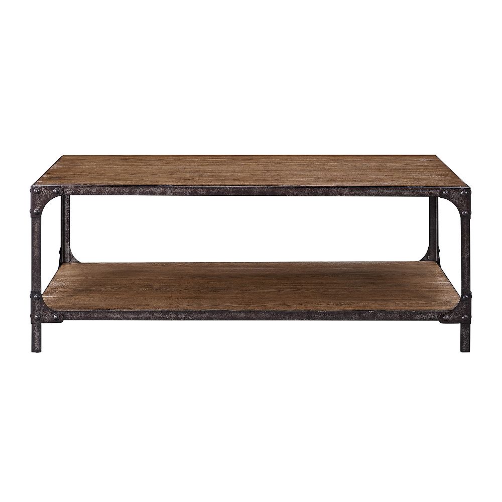 Pulaski Irwin Wood & Metal Cocktail Table | The Home Depot Canada