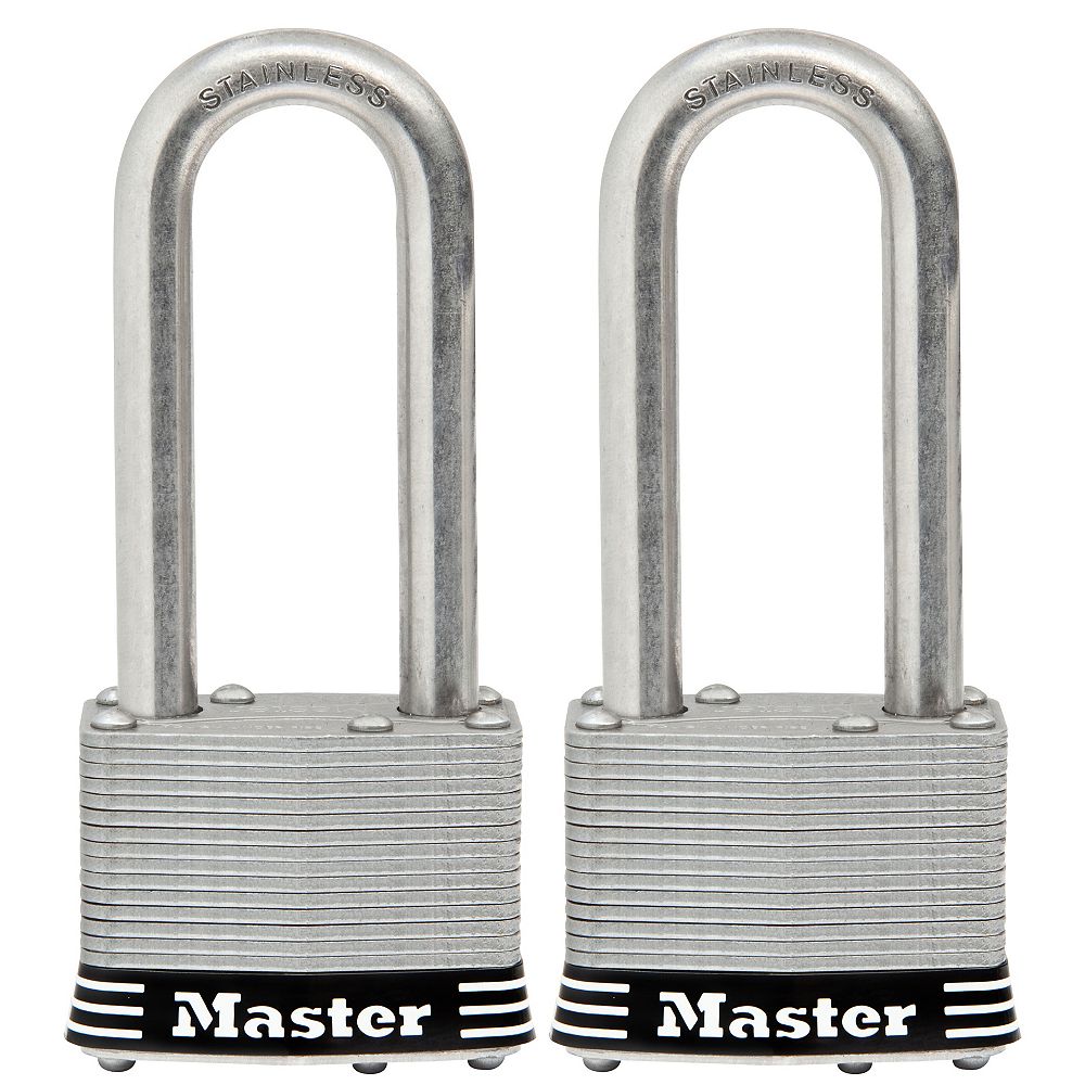 Master Lock 2 inch(51mm)Wide Laminated Stainless Steel Pin Tumbler ...