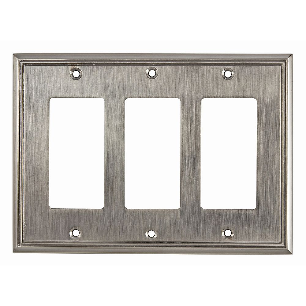 Richelieu Switch plate 3 Decora - Contemporary Style | The Home Depot ...