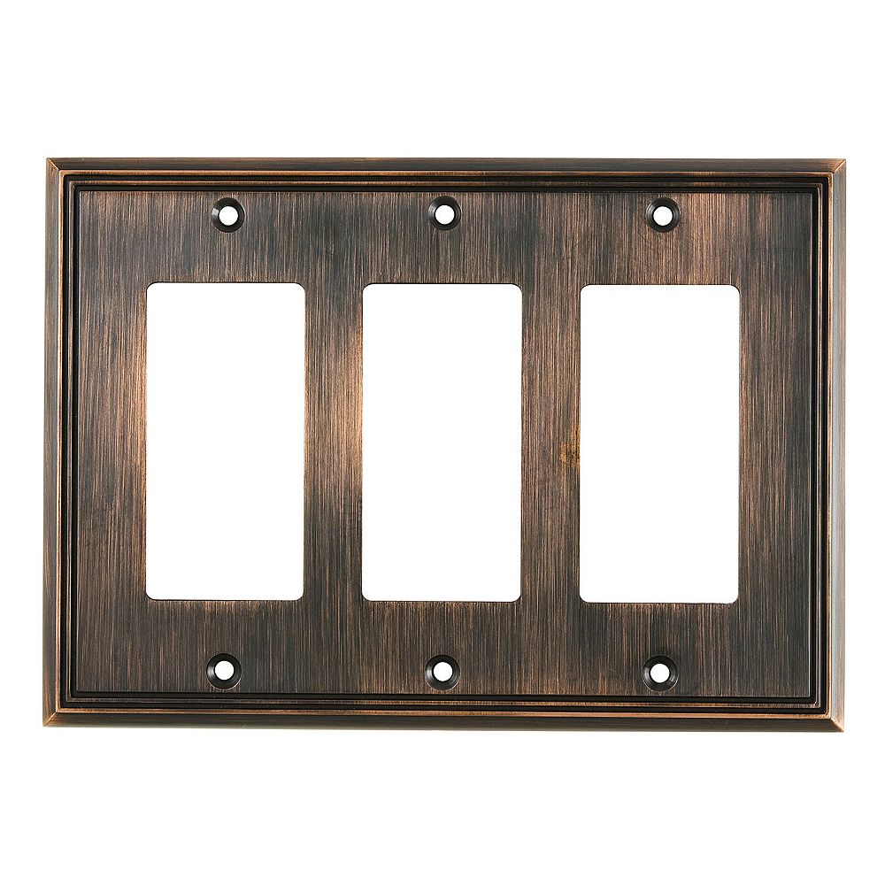 Richelieu Switch plate 3 Decora - Contemporary Style | The Home Depot ...