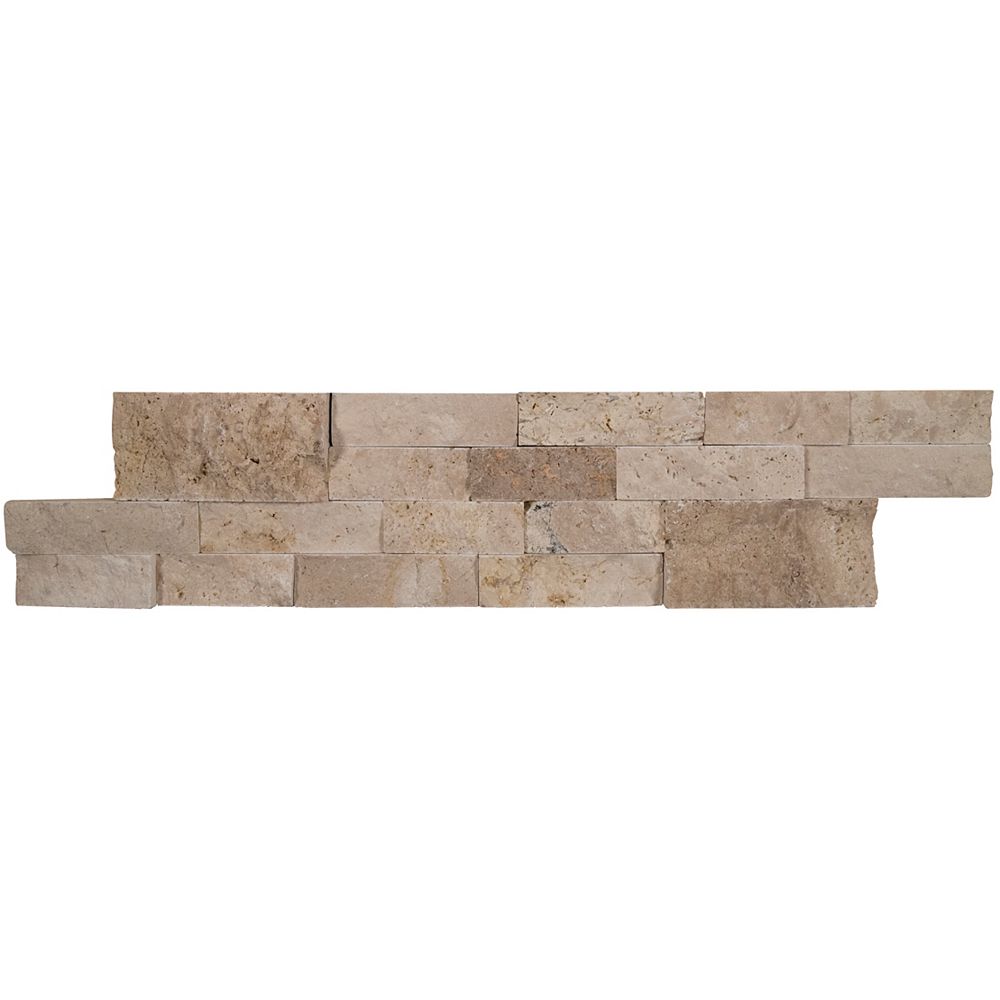 MSI Stone ULC Roman Beige Ledger Panel 6-inch x 24-inch Natural ...
