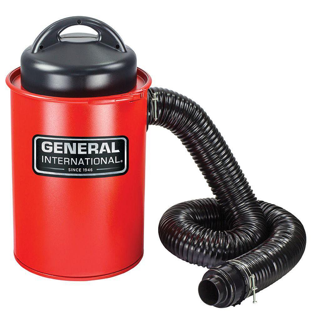 General International 2-In-1 9.2A Portable 13 Gallon Dust Collector ...