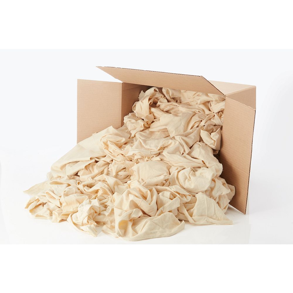Stain Pro Contractor Pack of Natural Rags - 15 lb box | The Home Depot ...