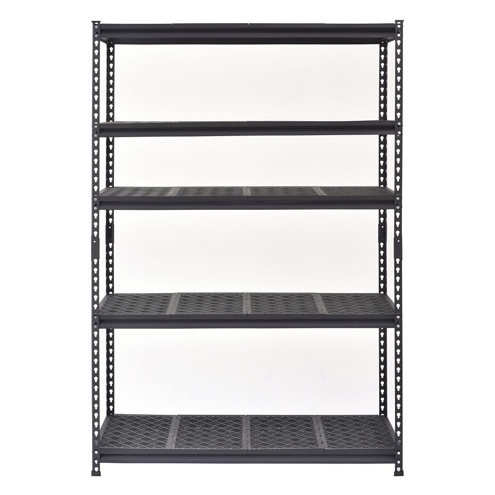 Muscle Rack 72 po H x 48 po L x 18 po D Étagère à 5 tablettes en acier ...