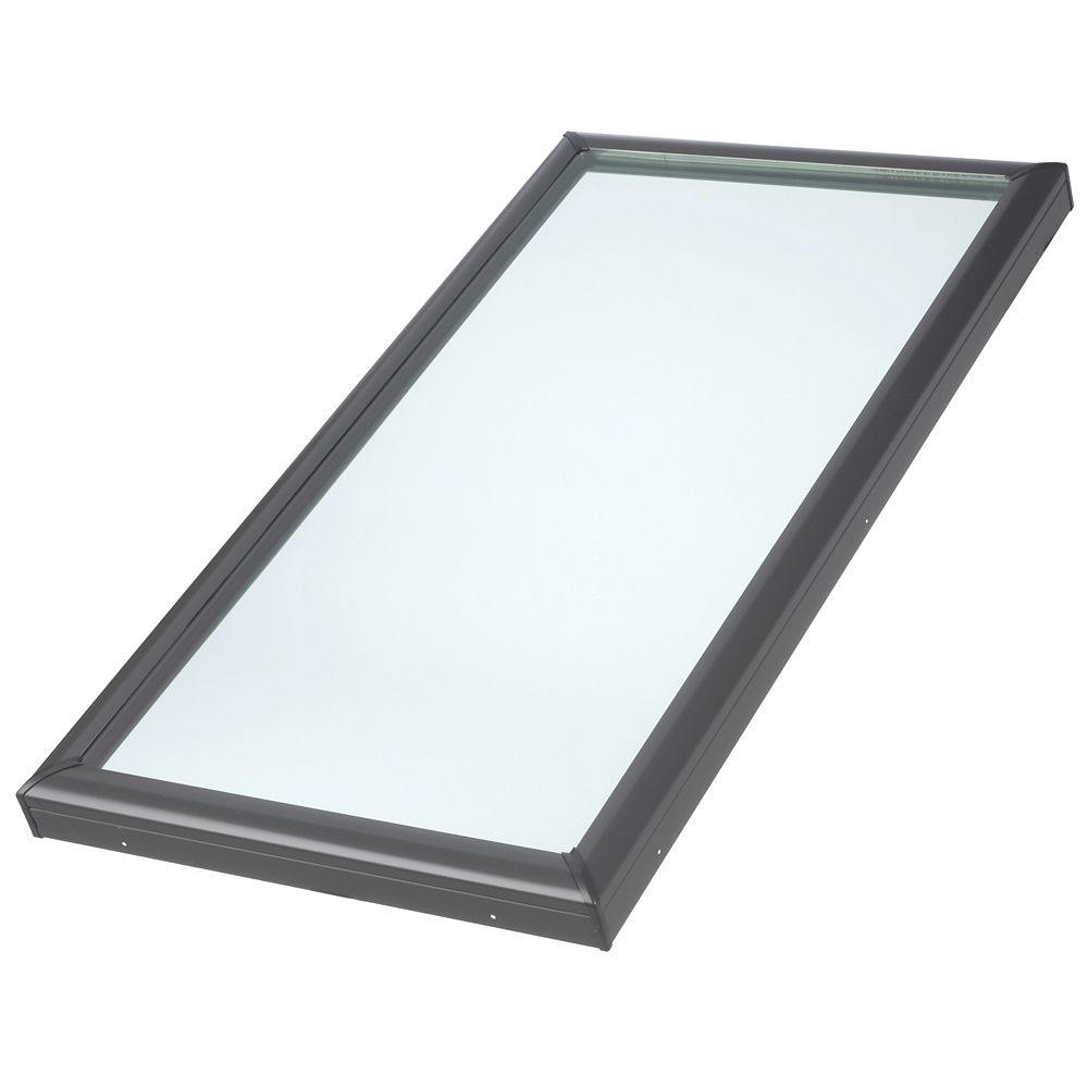 VELUX FCM- Fixed Curb Mount Skylight - RSO 46 1/2 inch x 46 1/2 inch ...