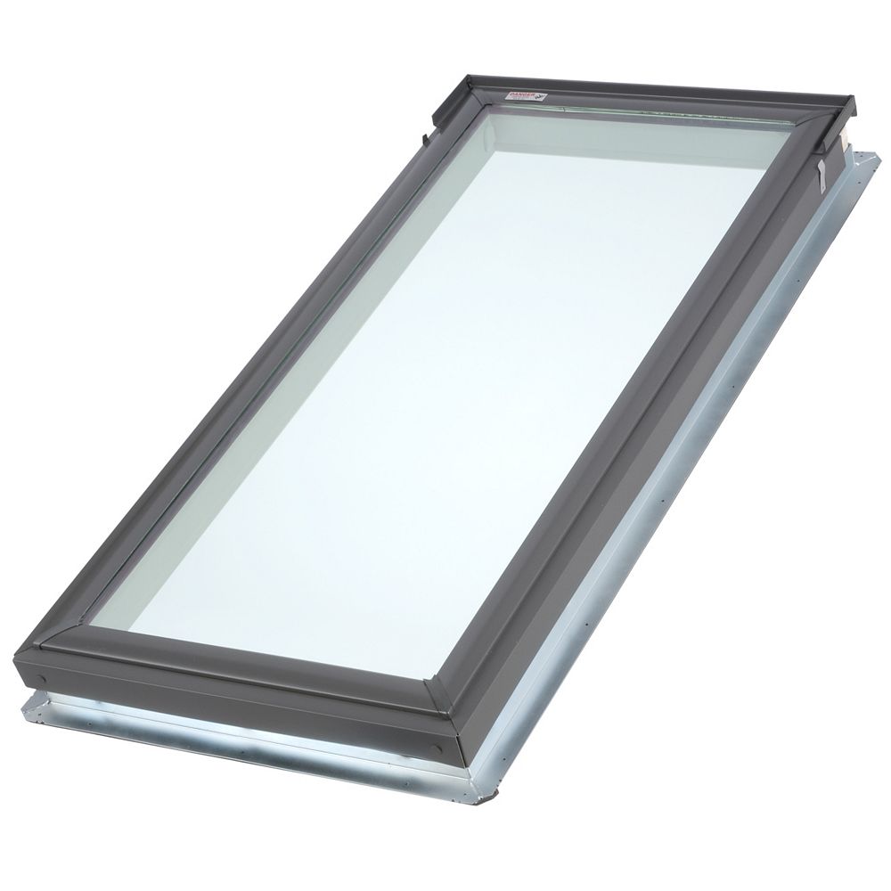 VELUX White- Manual Room Darkening Blind for Fixed Curb Mount Skylight ... VELUX White- Manual Room Darkening Blind for Fixed Curb Mount Skylight ...