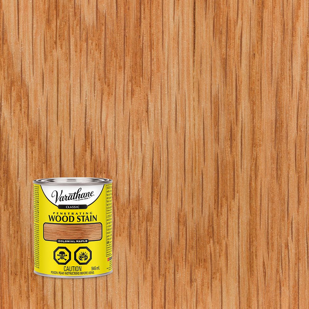 Varathane Classic Penetrating Oil-Based Wood Stain in Colonial Maple ...