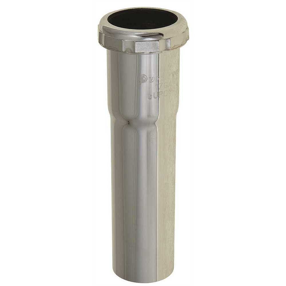 PREMIER Brass Extension Tube With Slip Joint, Chrome, 17 Gauge, 1-1/2 X ...