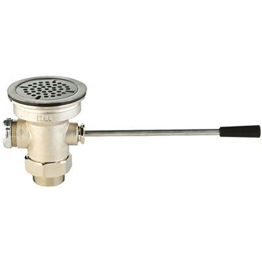 T&S BRASS Brass Lever Waste Drain | The Home Depot Canada