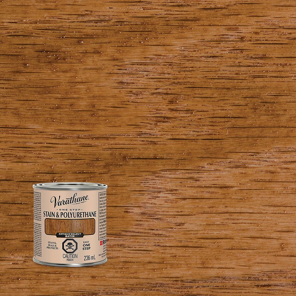 Varathane Stain & Poly One Step Oil-Based Stain & Polyurethane In Satin ...