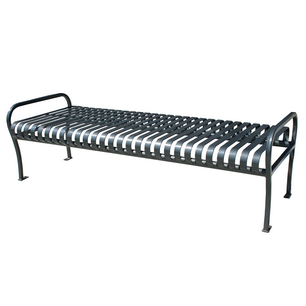Paris 6 ft. Black Premier Backless Bench | The Home Depot Canada