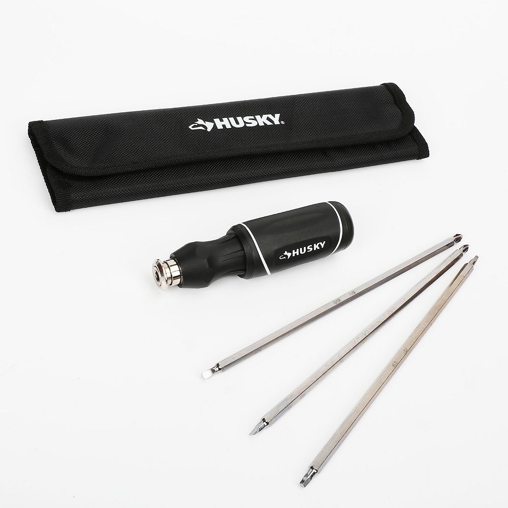 Husky Husky 6-in-1 Telescopic Screwdriver Set | The Home Depot Canada