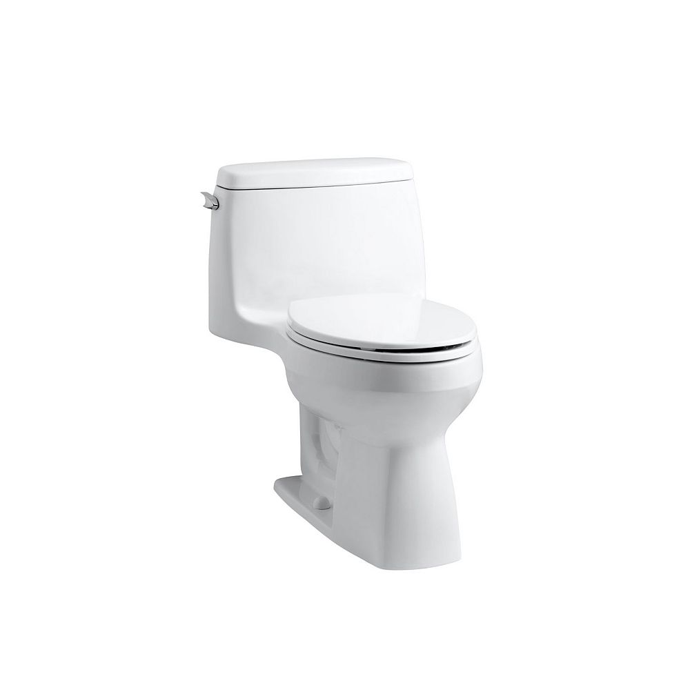 KOHLER Santa Rosa 1-Piece 1.6 Gpf Compact Elongated Toilet With ...