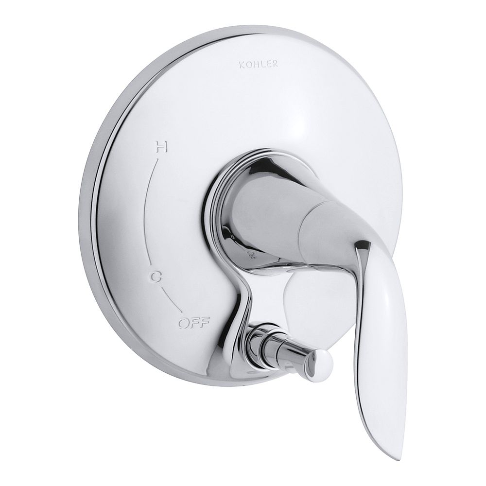 KOHLER Refinia Valve Trim With Push-Butoon Diverter, Valve Not Included ...