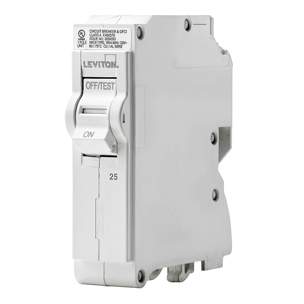 Leviton 1-Pole 25A 120V Plug-on Circuit Breaker | The Home Depot Canada
