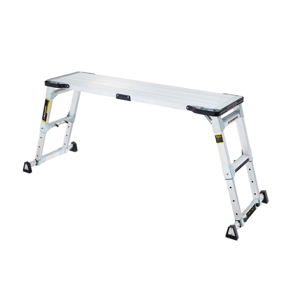 PRO Slim-Fold 55-inch x 14-inch Adjustable Height Aluminum Work Platform