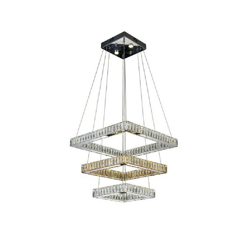 CWI Lighting Florence 20 inch LED Chandelier with Chrome Finish | The ...