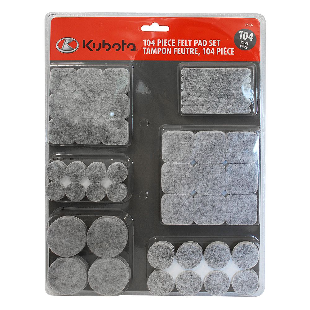 Kubota 104-Piece Felt Pad Set | The Home Depot Canada