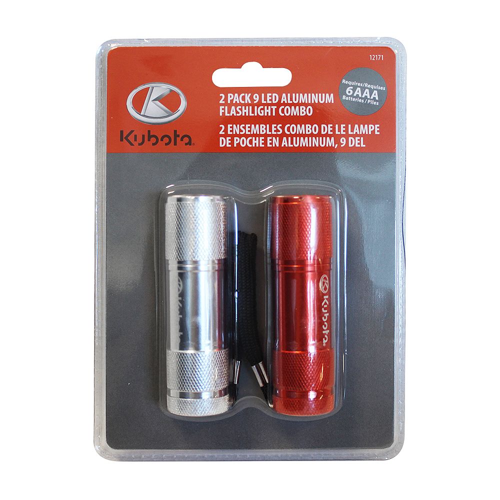 Kubota 9 LED Flashlight Combo (2-Pack) | The Home Depot Canada
