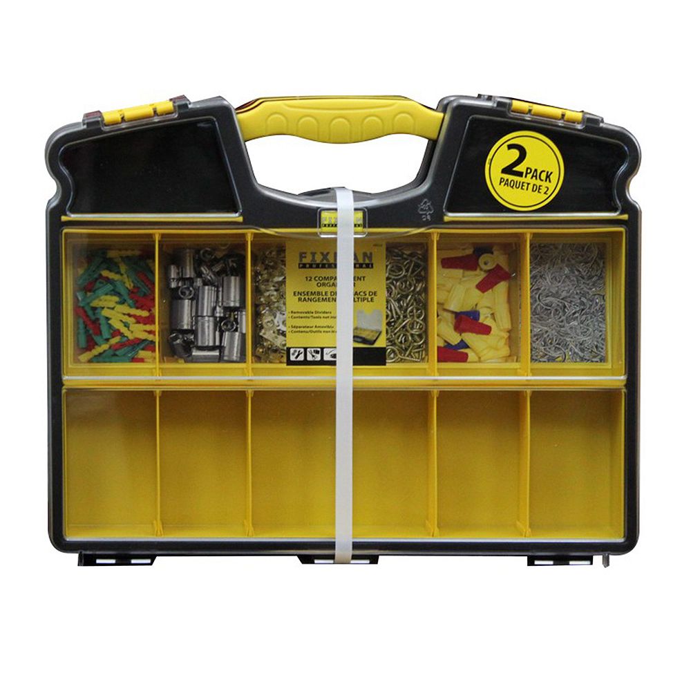 Fixman 2-Pack 12-Compartment Organizer | The Home Depot Canada