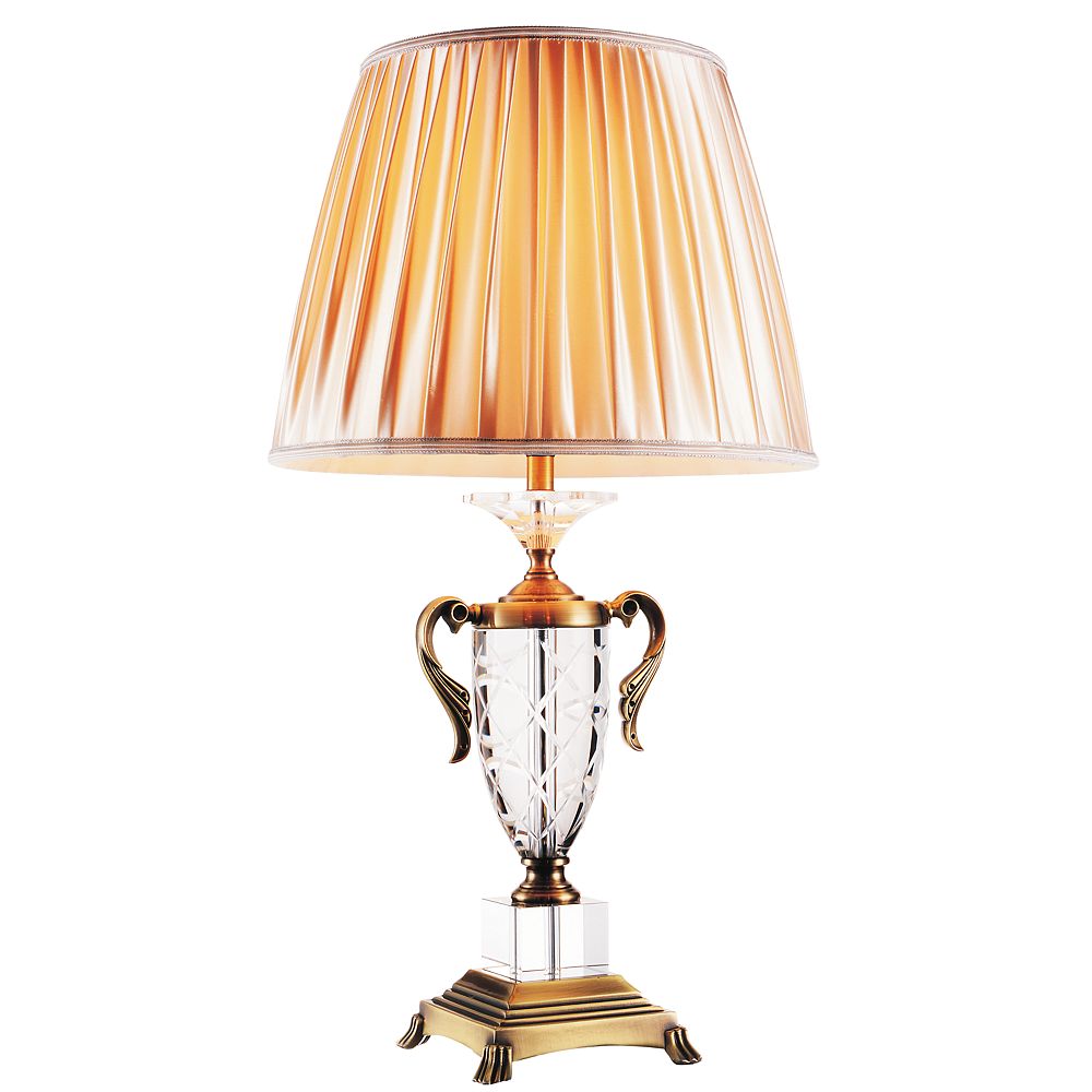 CWI Lighting Yale 16-inch 1 Light Table Lamp with Antique Brass Finish ...