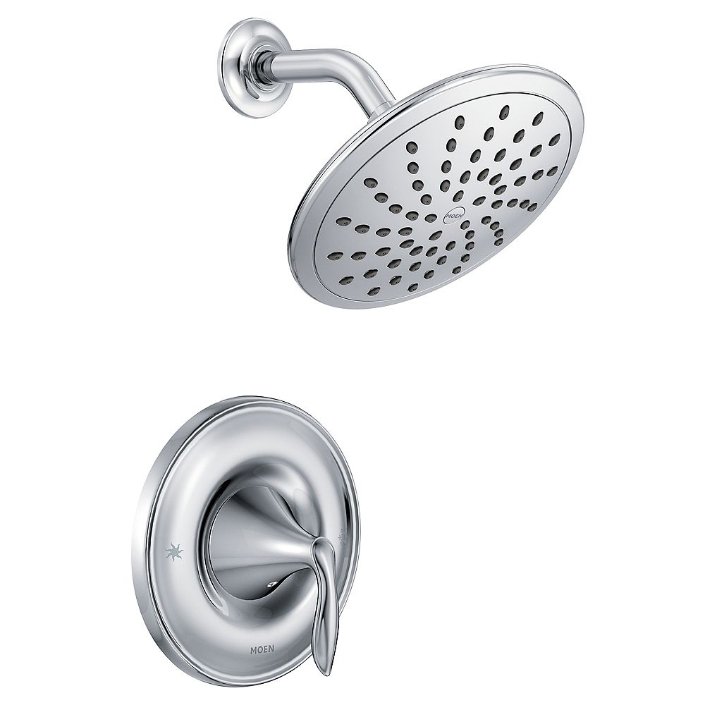 Moen Eva Posi Temp Rain Shower Single Handle Shower Only Faucet Trim