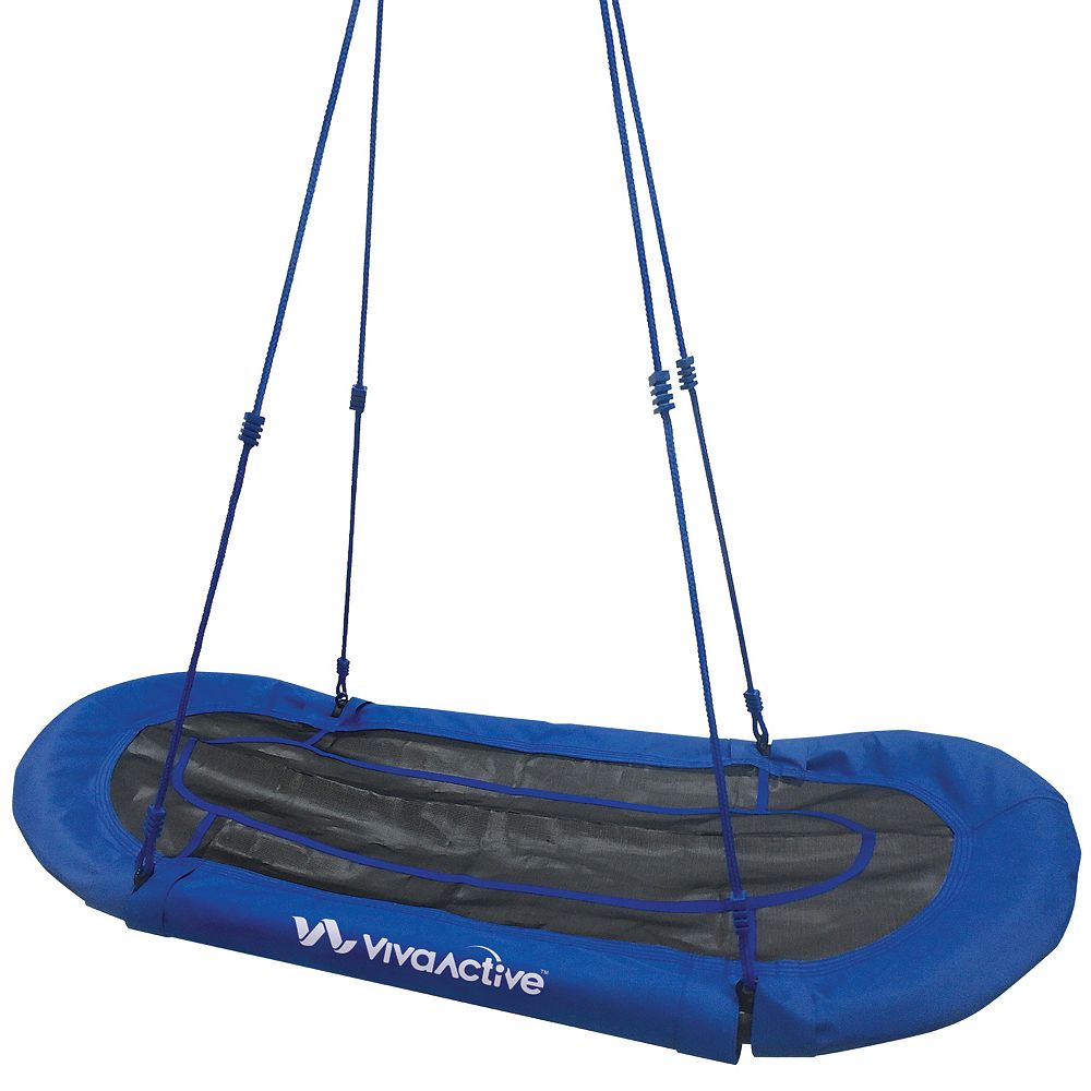 VIVA ACTIVE Double Platform Yard Swing - Blue | The Home Depot Canada