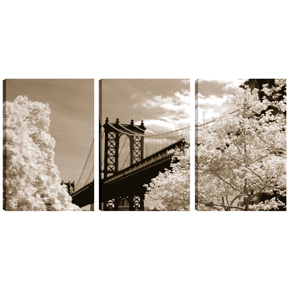 Art Maison Canada 18X12 Landscape Photography Sky Bridge Canvas Wall ...