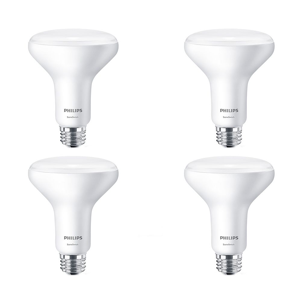Philips 65W Equivalent SceneSwitch Colour (2200K, 2700K, 5000K) BR30 ...
