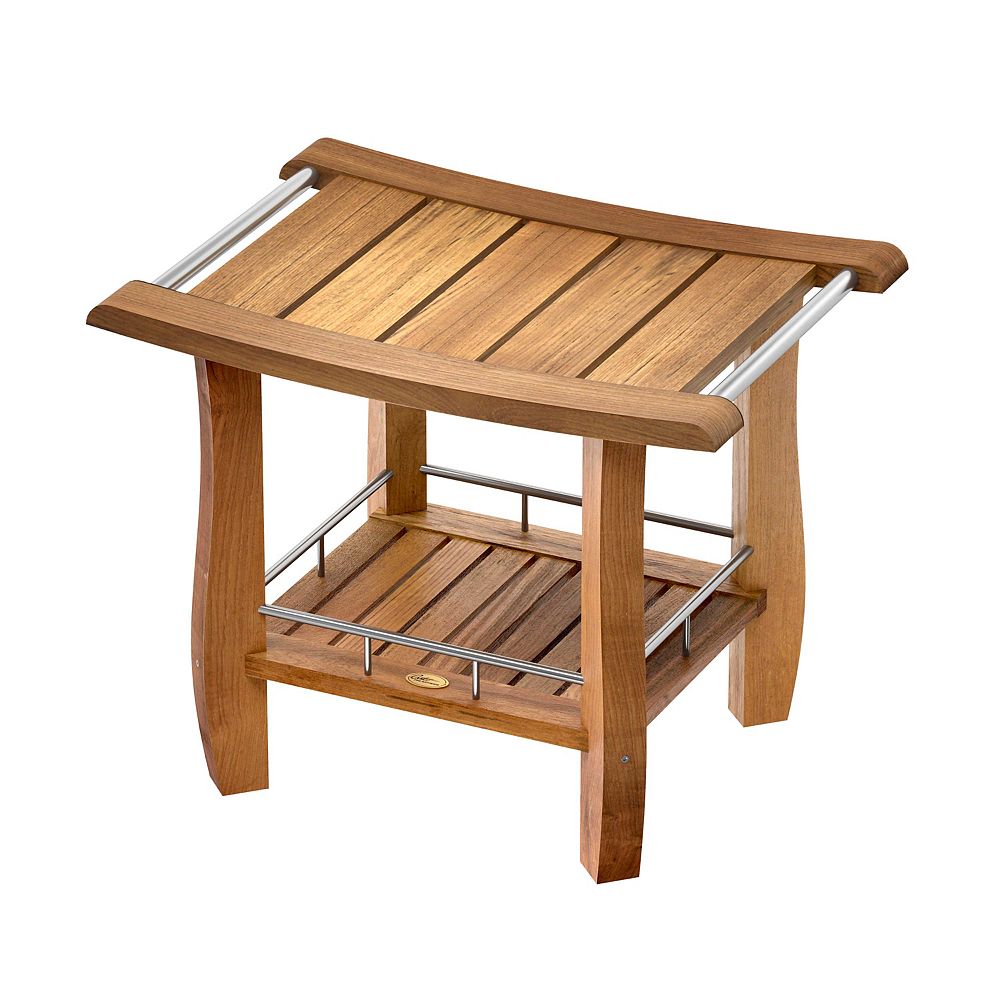 Gatco Banc de douche rectangulaire en teck 19 po | Home Depot Canada