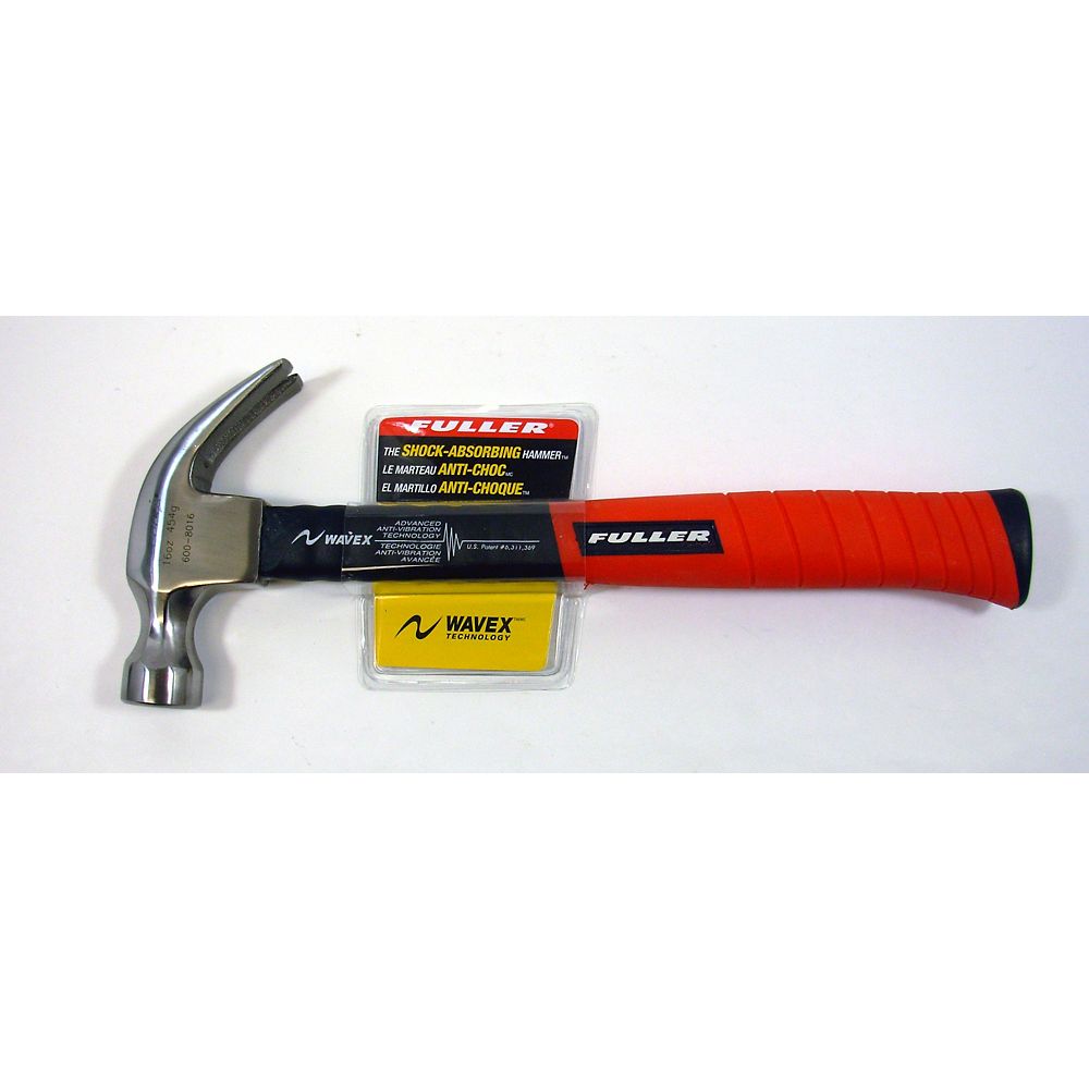 Fuller 16-Ounce Claw Hammer with Wavex Shock-Absorbing Shaft | The Home ...